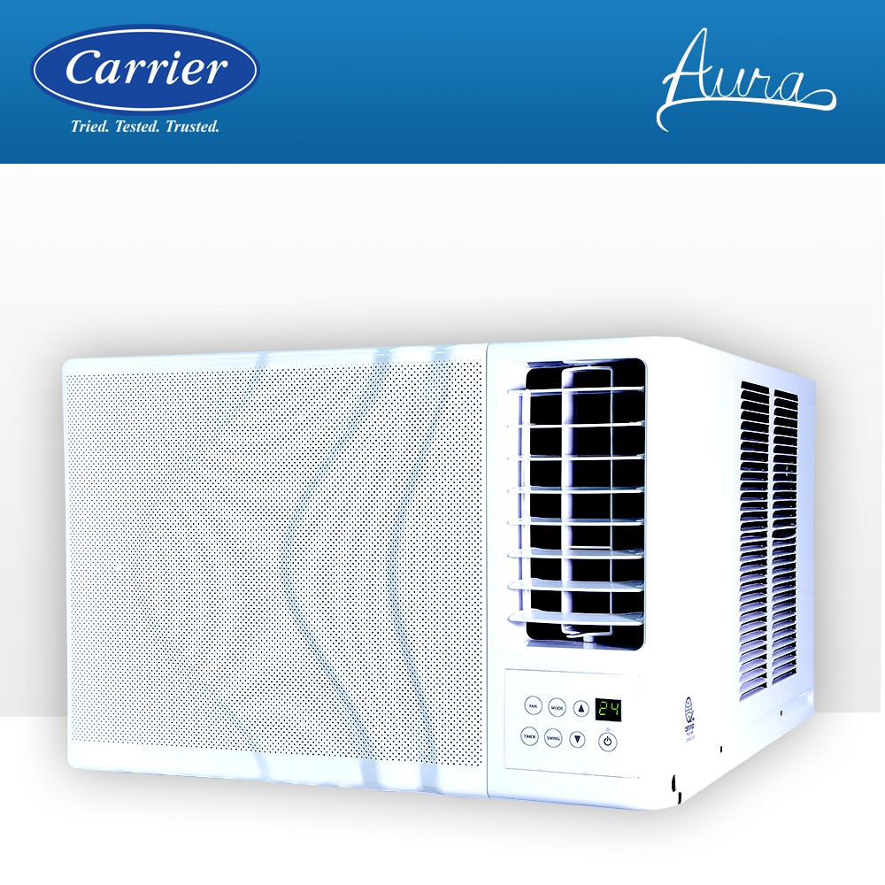 Carrier aura side discharge window type aircon 1.5hp wcarj014ee | BeeCost