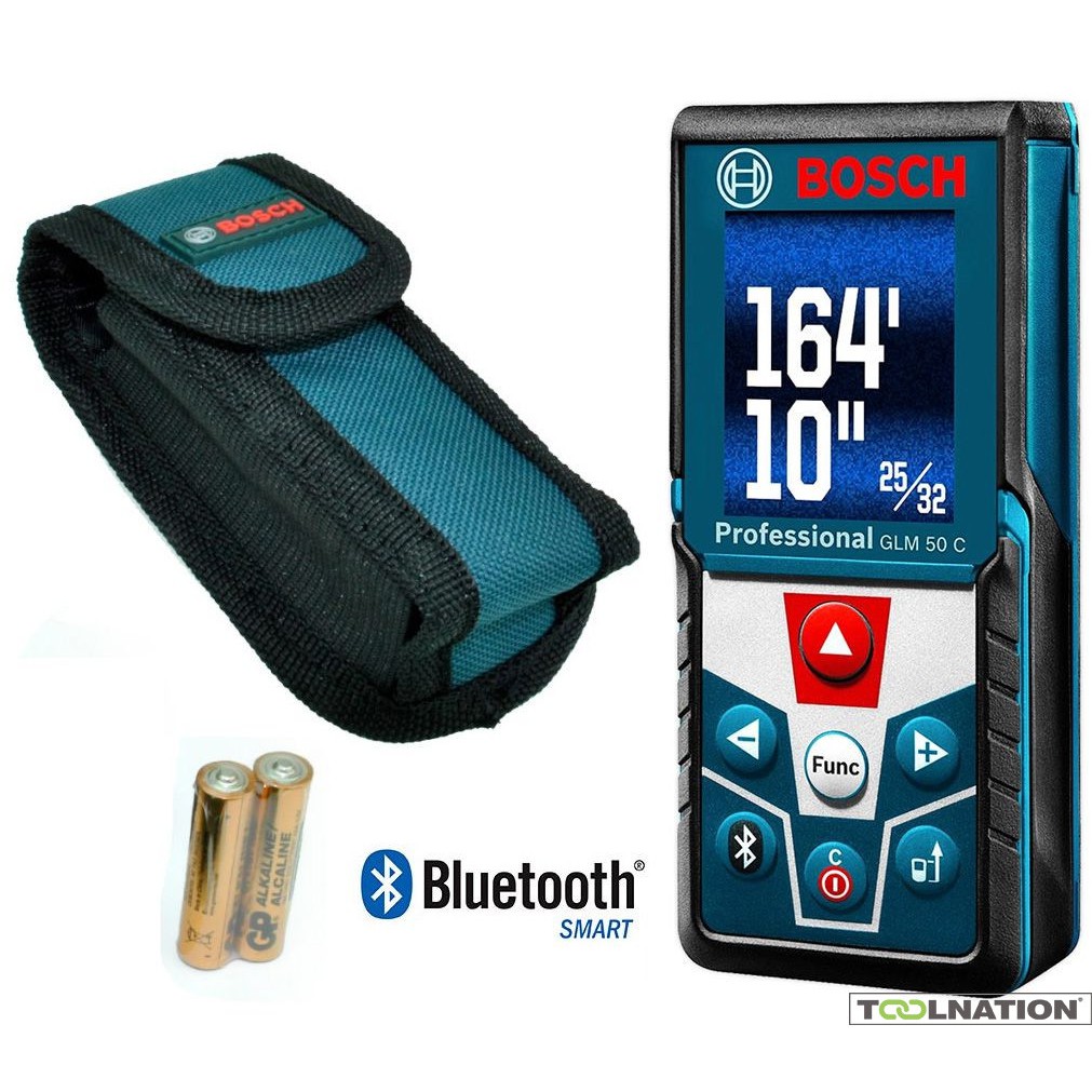 Bosch GLM 50 C 165 ft Laser measure with Bluetooth functionality ...