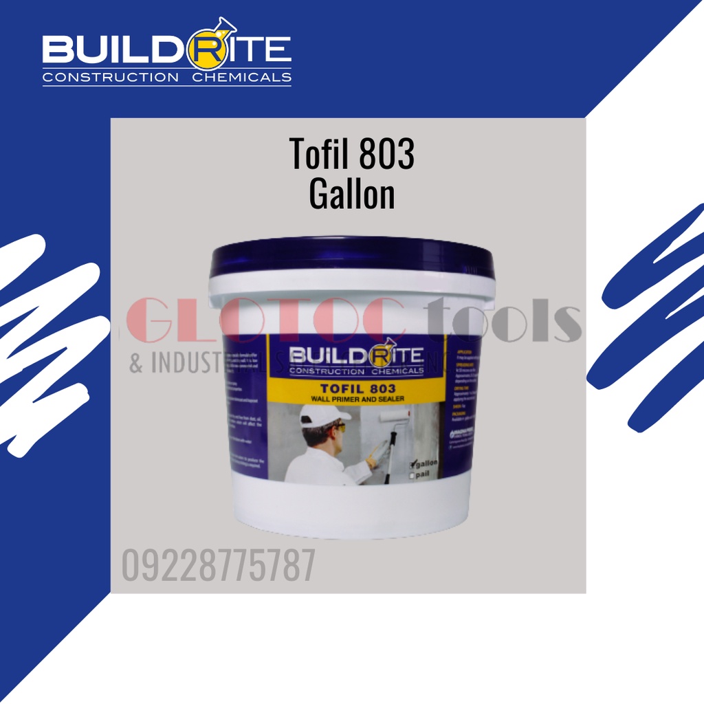 BUILDRITE TOFIL 803 (Gallon) PRIMER AND SEALER | Shopee Philippines