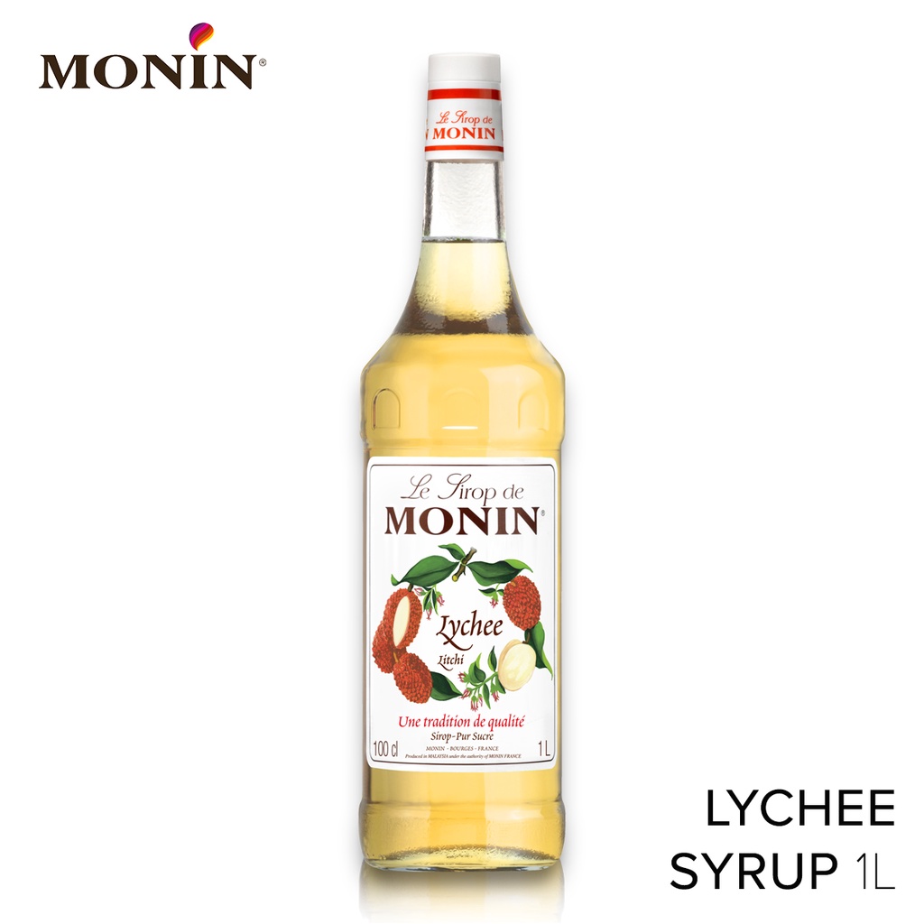 MONIN Lychee Syrup 1L | Shopee Philippines