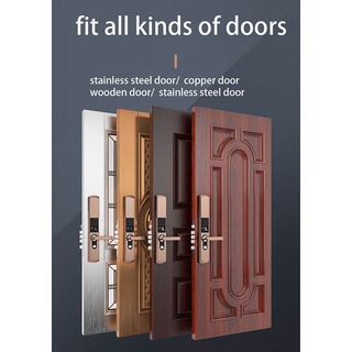 Smart Automatic Sliding Door Lock Security Fingerprint Lock Home Hotel ...