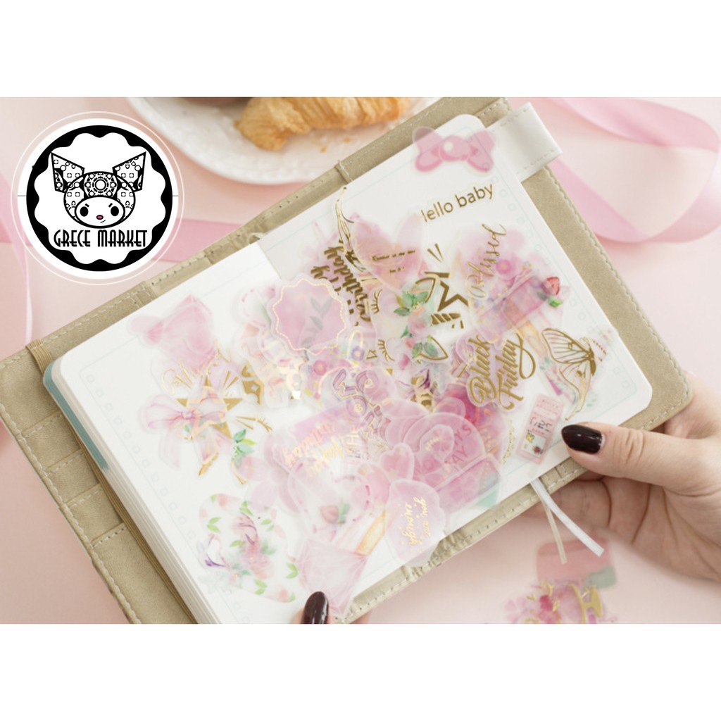 Dream pink gold DIY sticker set | Shopee Philippines