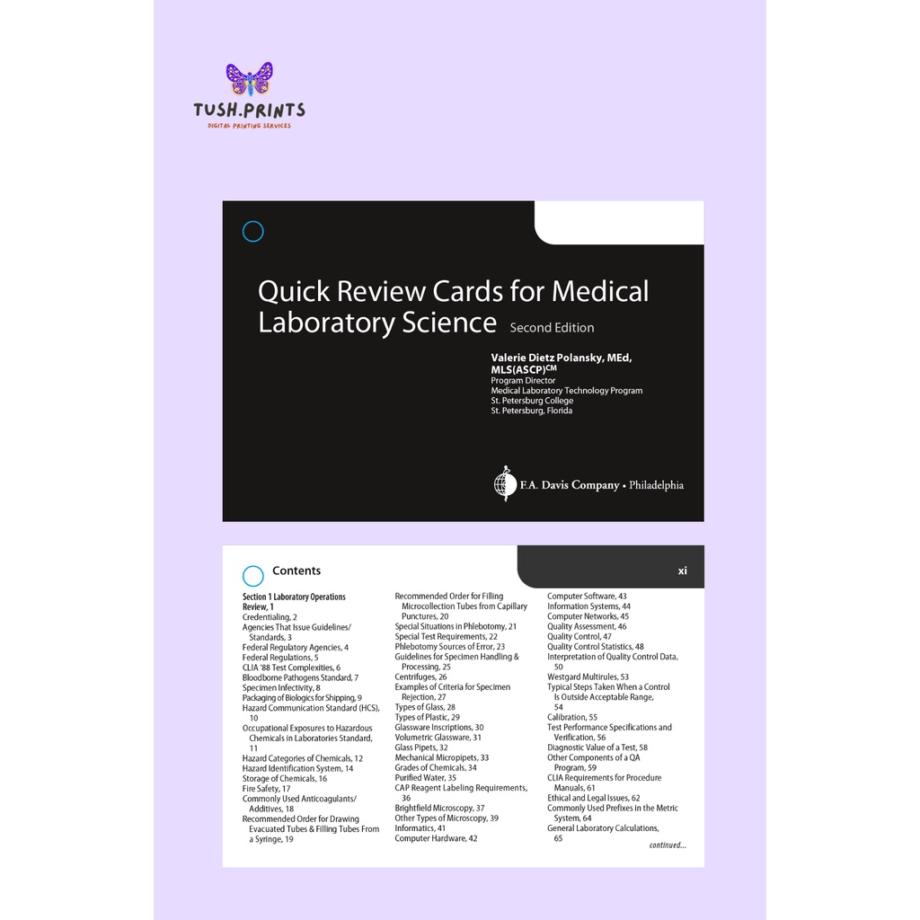 MEDTECH REVIEWER | Quick Review Cards for Medical Laboratory Science ...