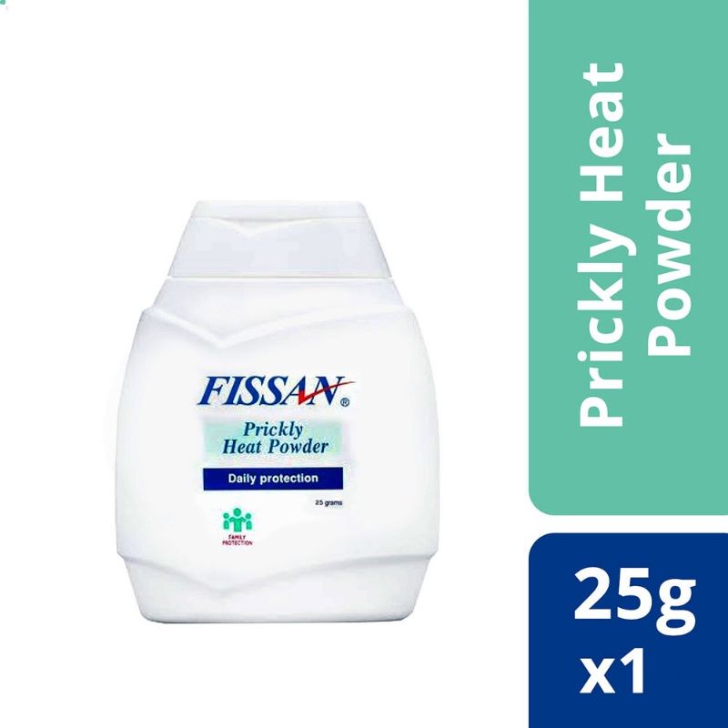 FISSAN PRICKLY HEAT POWDER 25g | 100% Original & Sealed | Shopee ...