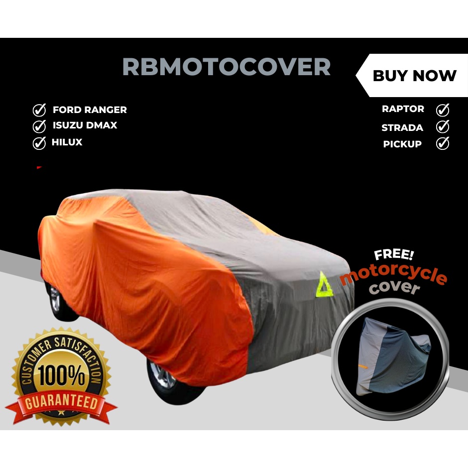 CAR COVER FOR (HILUX/RAPTOR/STRADA/DMAX/RANGER/NAVARRA/COLORADO/BT50 ...