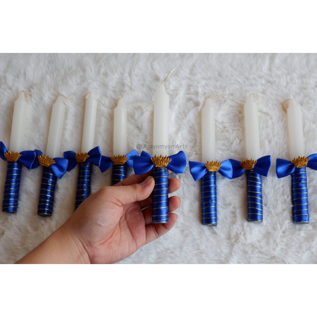 Baptismal/Christening/Binyag Candle Princess Prince Themed | Shopee ...