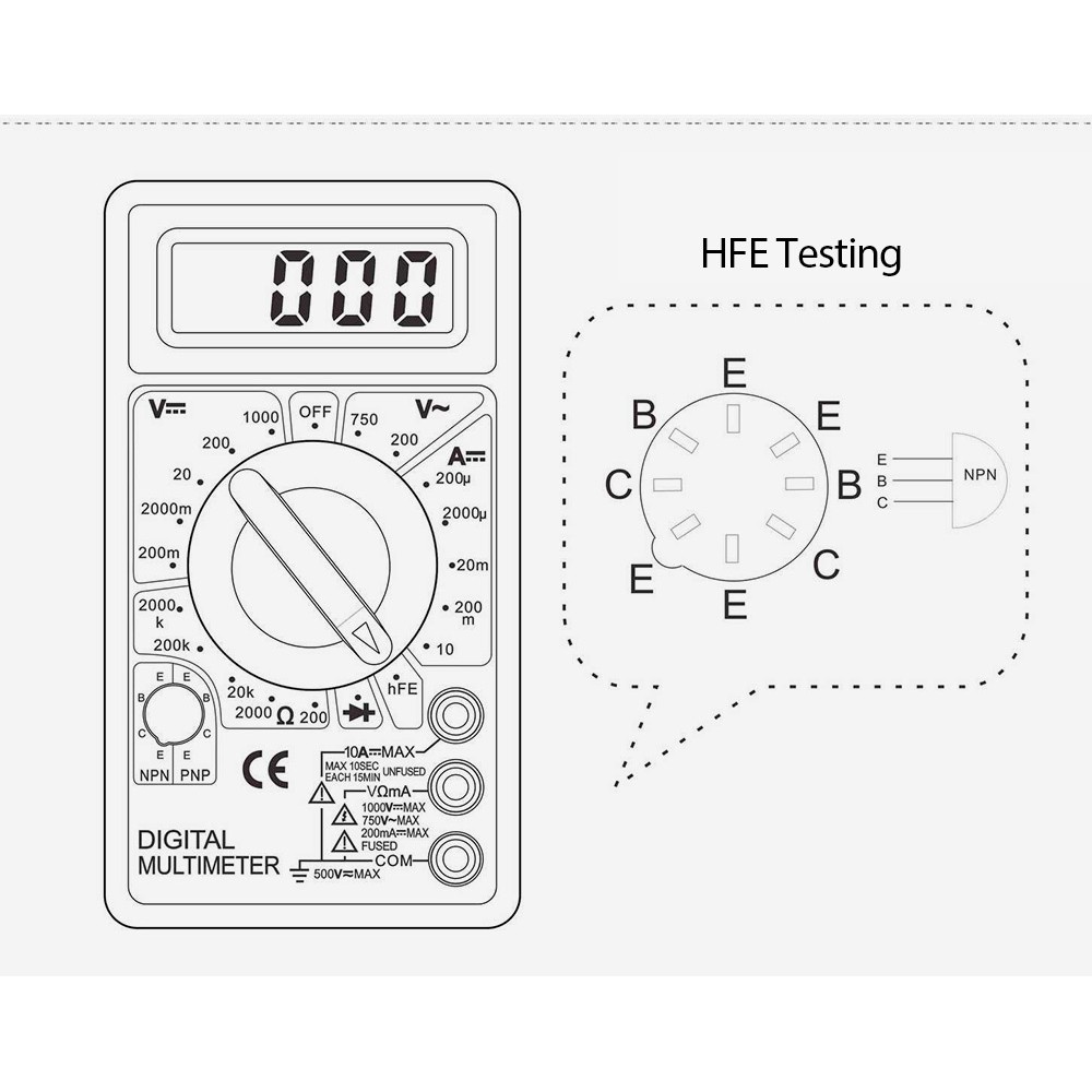 Digital Multimeter Sketch