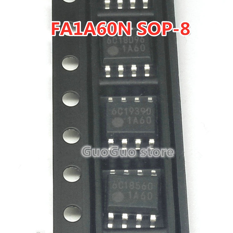 2pcs FA1A60N 1A60 SOP-8 FA1A60N-C6-L3 SOP8 SMD Power Management Chip IC ...