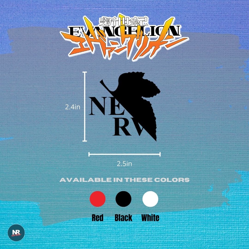 Evangelion Nerv Vinyl Decal Anime Sticker | Shopee Philippines