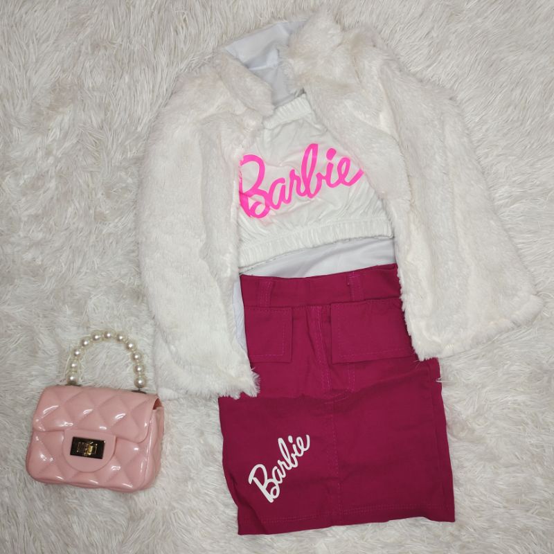 OOTD BARBIE SET W/ FUR COAT FOR GIRL KIDS | Shopee Philippines