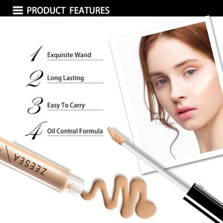 ZEESEA Concealer Waterproof Liquid Foundation Full Coverage Long ...