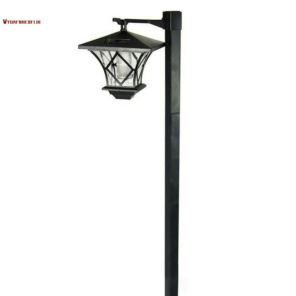1.5M LED Solar Powered Traditional Garden Lamp Post Lamppost Lantern ...
