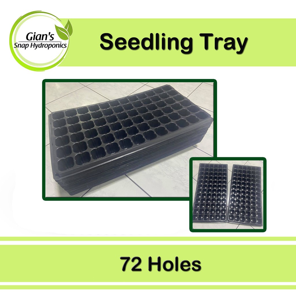 Seedling Tray. 72 holes. 10pcs per order | Shopee Philippines