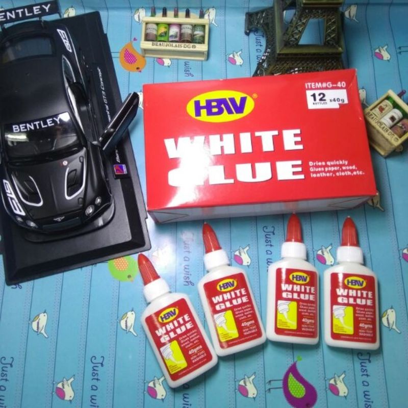 hbw white glue 12pcs 40g | Shopee Philippines