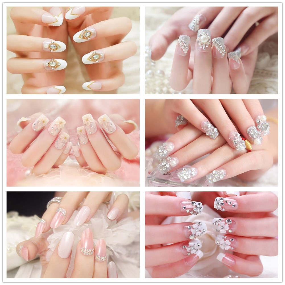 Fake Finger Nails Full Cover Fake False Nail Art Tips Diy | Shopee ...