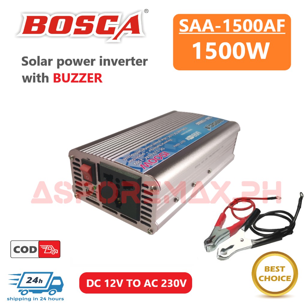 BOSCA INVETER 12V TO 220V 500w 1000w 1500W 2000W12V DCTo 220-230V AC ...