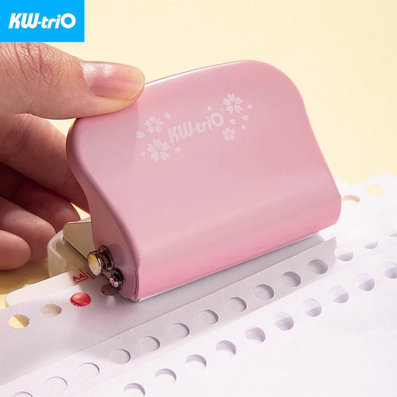 KW-TriO 6-Hole Puncher Notebook Round Hole Planner Paper Puncher for A4 ...