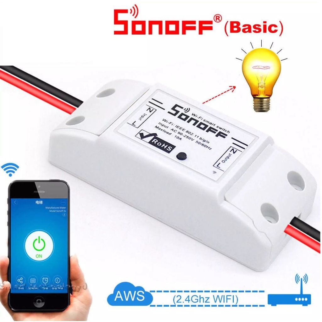 Sonoff BASIC WiFi Smart Switch | Shopee Philippines