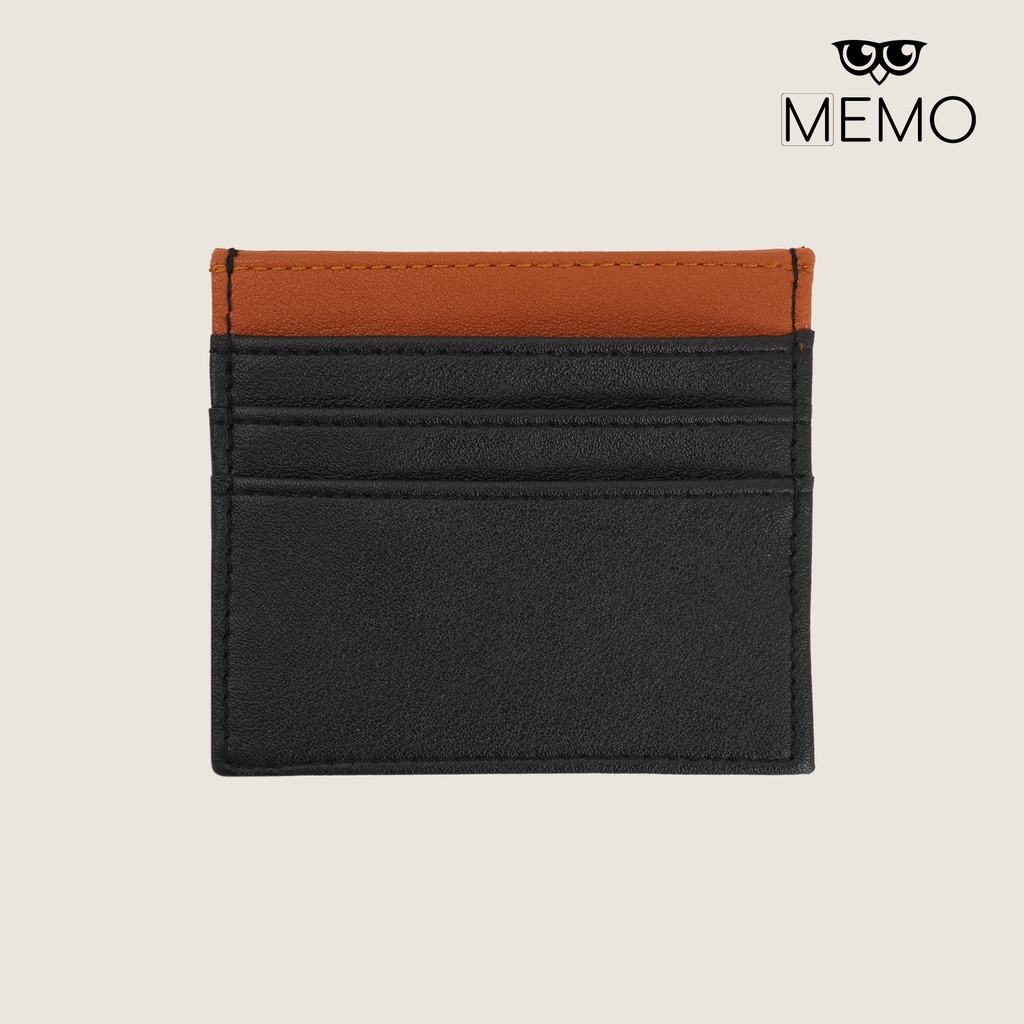Memo Card Wallet For Men (Black/Navy Blue/Tan) | Shopee Philippines