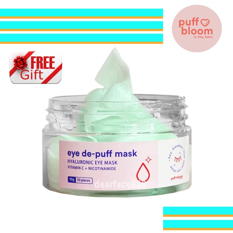 Puff and Bloom - Eye de Puff Eye Mask with Hyaluronic, Vitamin C and ...