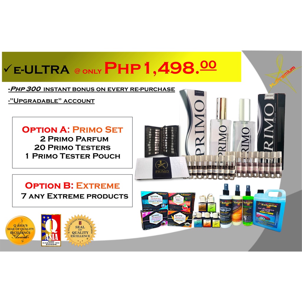 Primo Parfum E-Ultra Package | Shopee Philippines