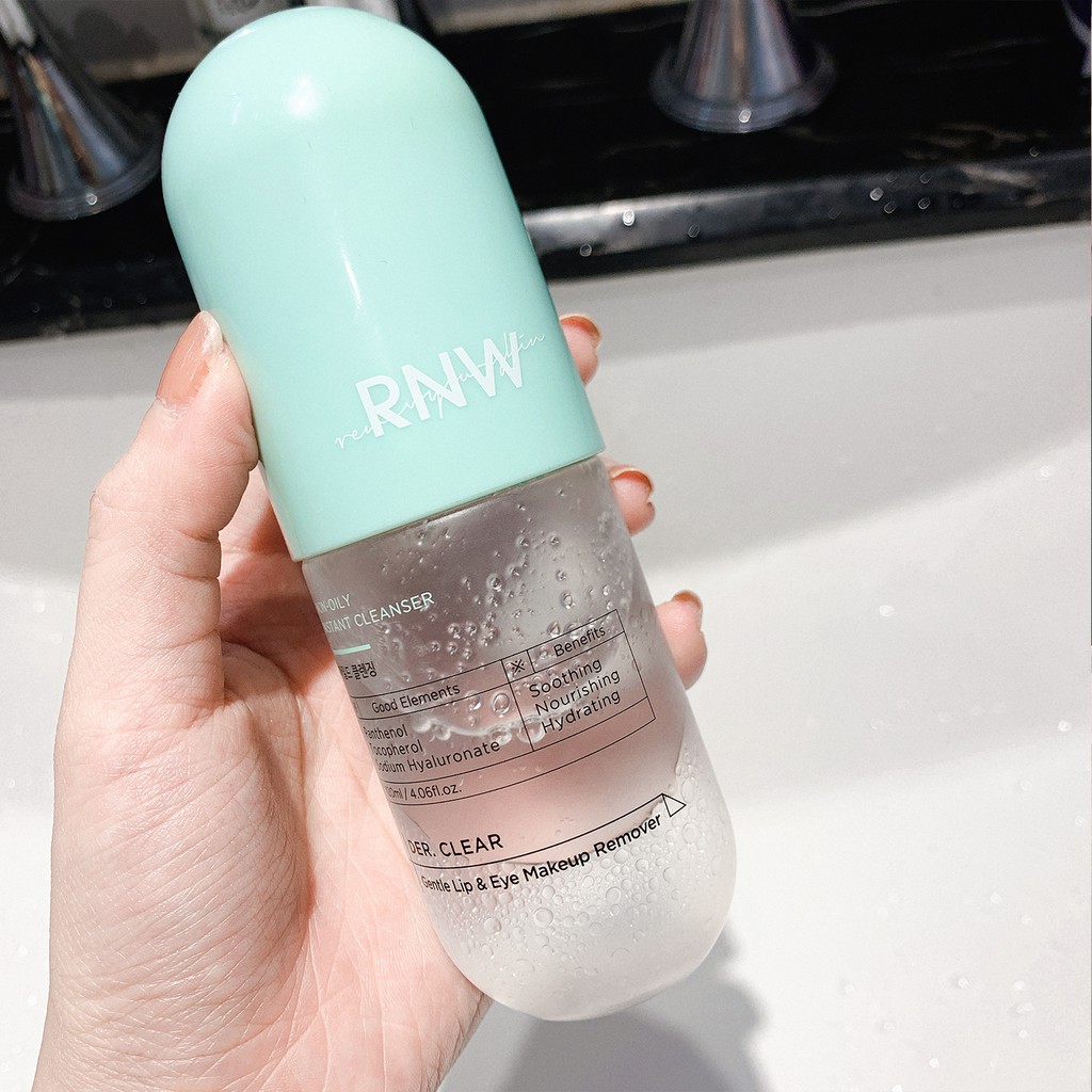 RNW Makeup remover Face Gentle cleaning Eyes, lips and face three-in ...
