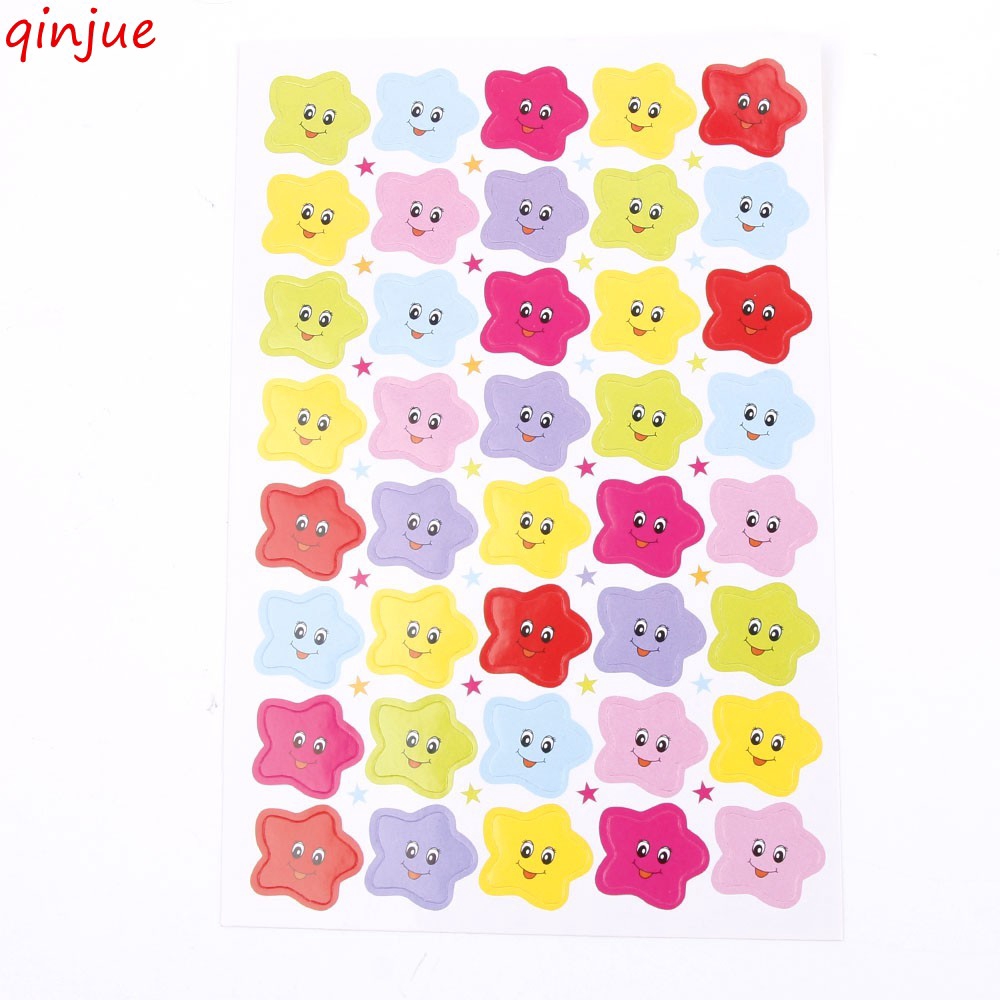 400PCS Smile Stars Decal School Children Kids Teacher Label Reward ...