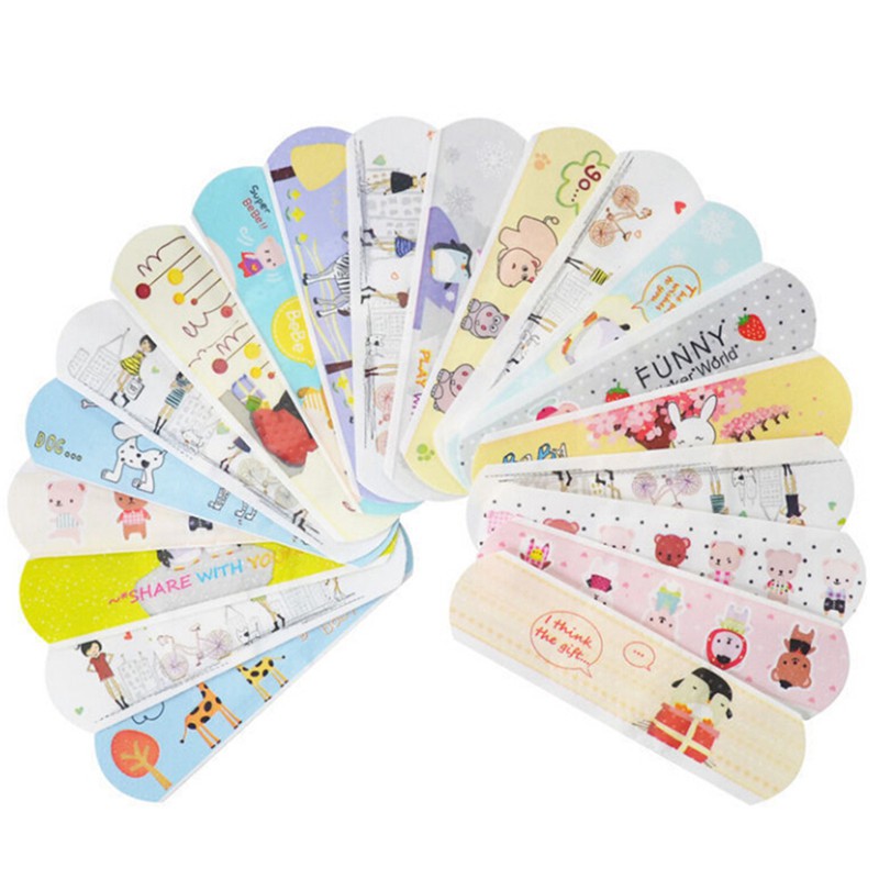COD 50Pcs Kids Children Cute Cartoon Band Aid Variety Different ...
