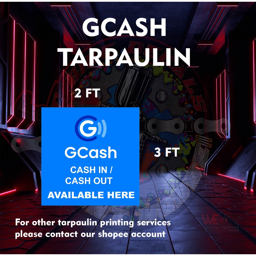 GCASH TARPAULIN 2FT X 3 FT | Shopee Philippines