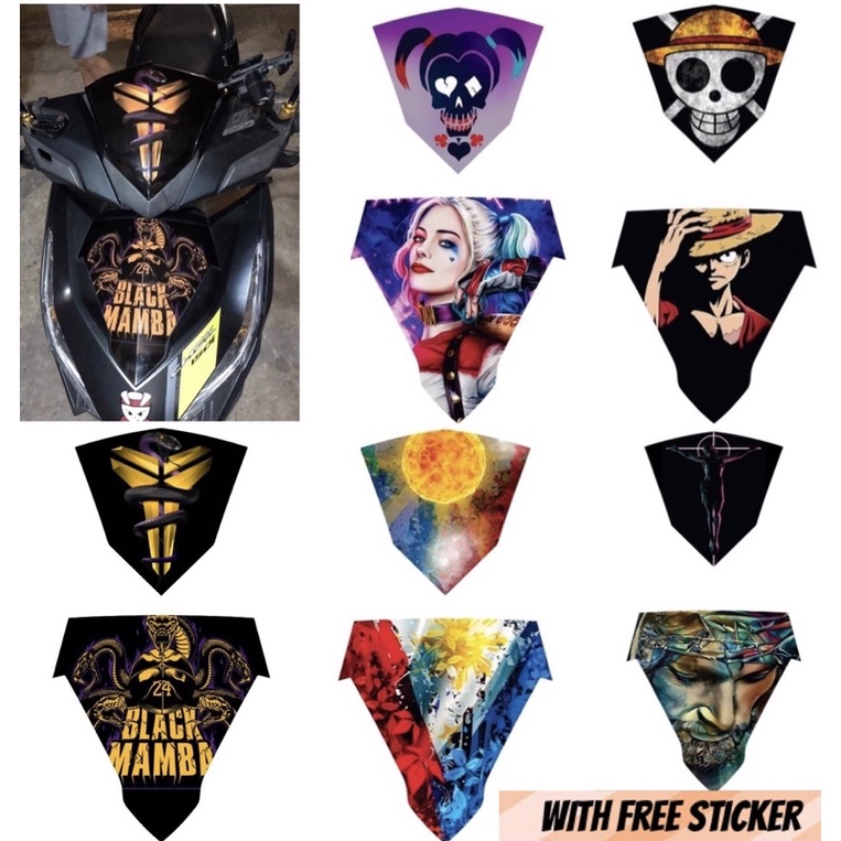 HONDA CLICK V1 (SET OF 2)FRONT PANEL DECALS PRINTED LAMINATED | Shopee ...