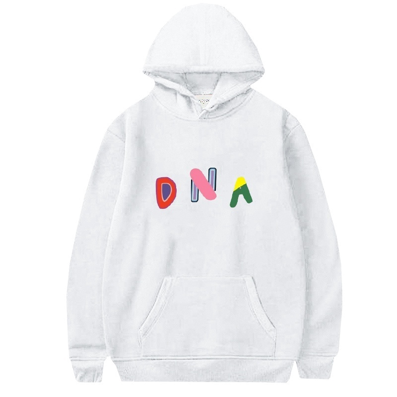 BTS DNA Black Hoodie (Size M) - munimoro.gob.pe