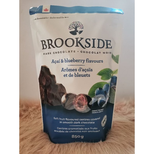 BROOKSIDE Dark Chocolate Açai and Blueberry Flavors 850g | Shopee ...
