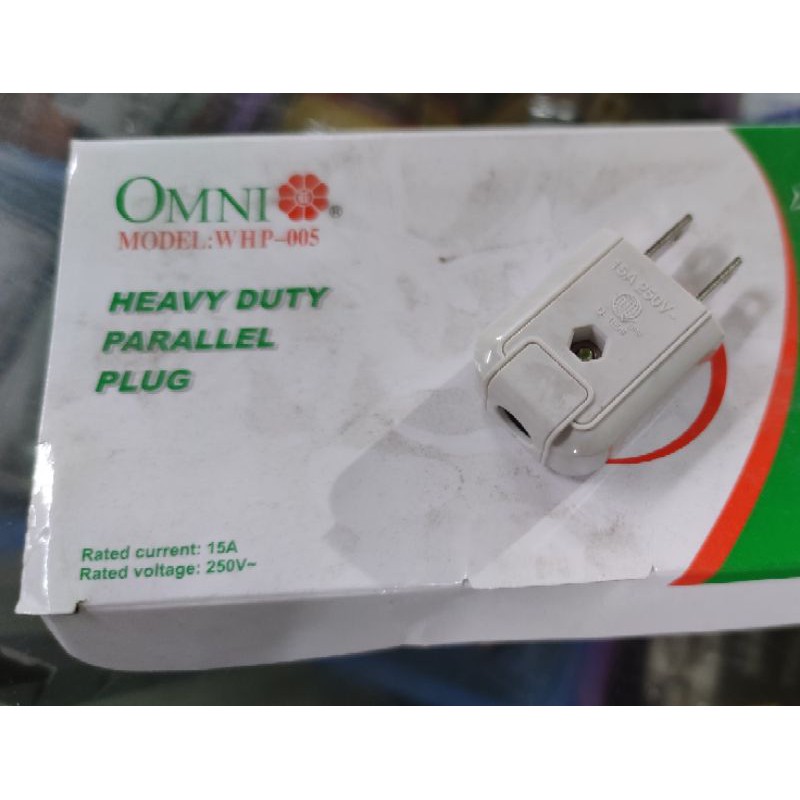 Omni Plug WHP005 15 Amperes 250V Heavy Duty | Shopee Philippines