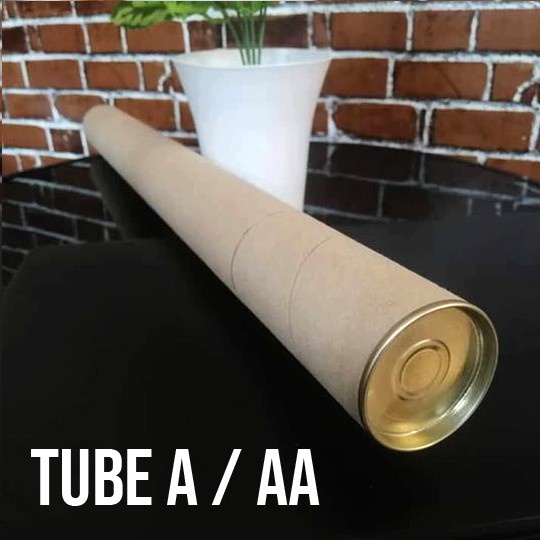 A22 Browntube - 22 inches Poster Tube with Lid Mailing Paper (For JYP ...