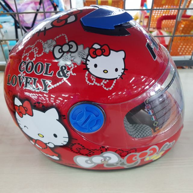HNJ 715 Kid Motorcycle Helmet Hello Kitty Pink Shopee Philippines ...