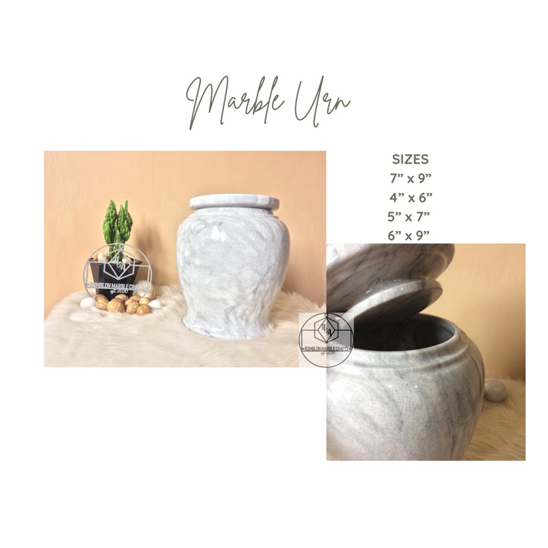 Marbles URN/H&A Romblon Marbles Crafts | Shopee Philippines