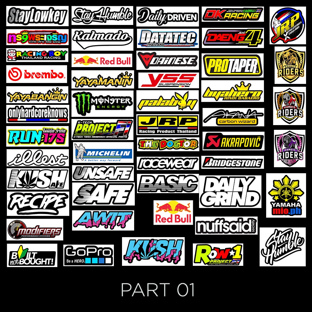 Thai Sticker High Quality Vinyl Laminated Part 01 | Shopee Philippines
