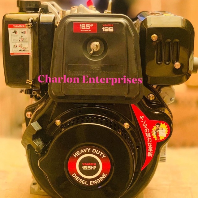 12HP / 16.5HP /20 HP YAMMA DIESEL ENGINE AIR COOLED ELECTRIC START ...