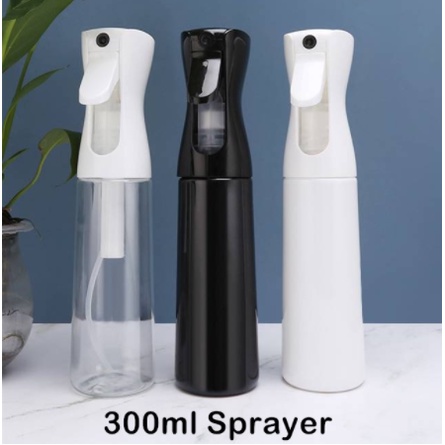 Spray Bottle 300ml Continuous Spray Nano Fine Mist Sprayer Alcohol ...