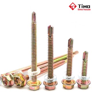 (100pcs) Tex Screw for metal for wood 1,11/2, 2, 2 1/2,3,4,5inch ...