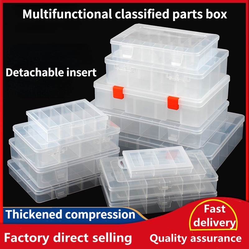 Thickening Part box transparent PP plastic bolt nut tool small object ...