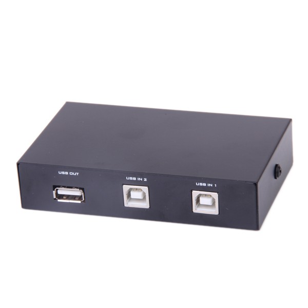 2-Port USB 2.0 Sharing Switcher Switch Hub Manual For PC Scanner ...