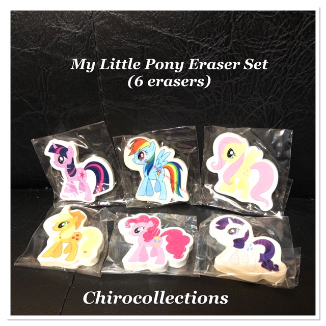 My Little Pony Eraser Set | Shopee Philippines