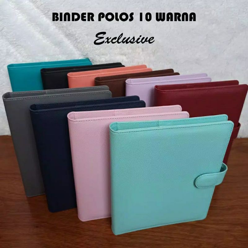 Plain BINDER EXCLUSIVE 12 Colors Choice A5 | Shopee Philippines