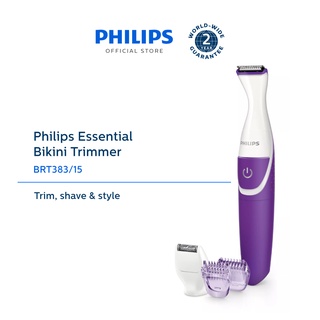 Philips Essential Bikini Trimmer BRT383/15 (Hair Trimmer for Women) | Shopee Philippines