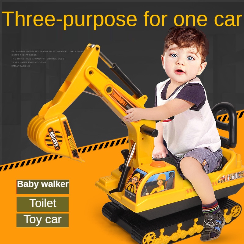Baby toys toy truck toy cars for kids Children Big Size Excavator Toy ...