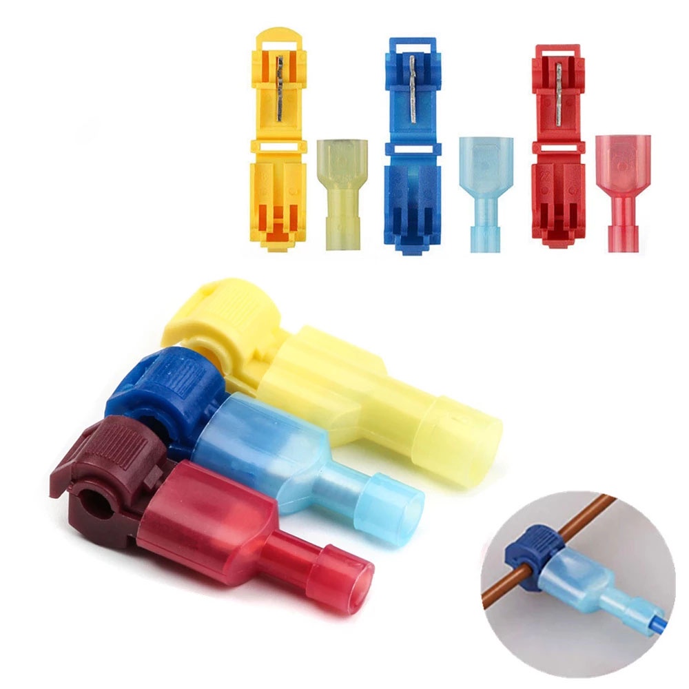 T-type No-break Fast Wire Connector Set / Quick Wiring End Non ...