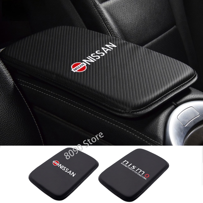 Modified Carbon Fiber Car Armrest Box Mat Auto Center Console ...
