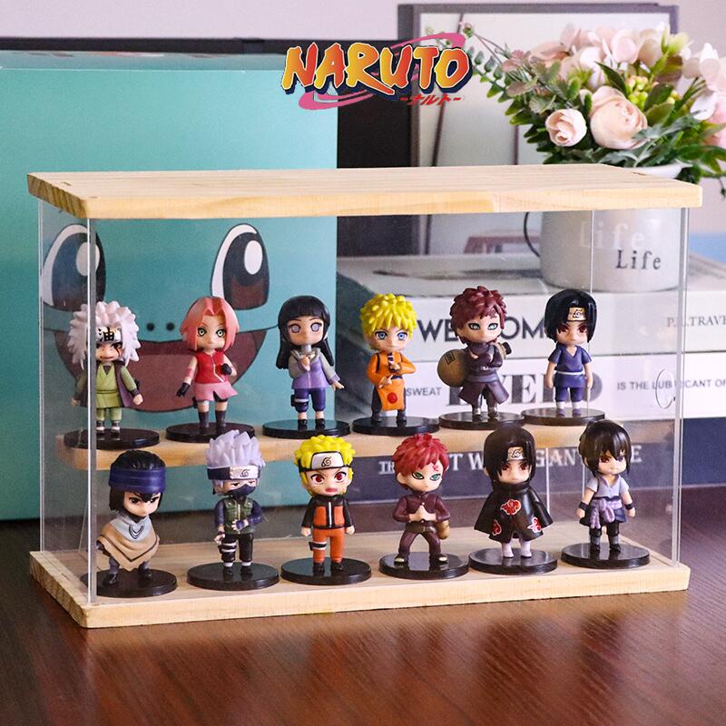 Naruto Kakashi Sasuke Gaara Anime Doll Around Toy Desktop Decoration ...