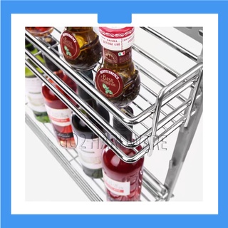 Best 304 Stainless Steel Condiments Pull Out Basket Organizer | Shopee ...